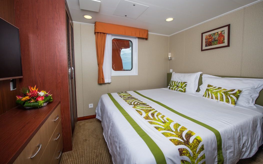 The Mixed Passenger and Cargo Ship Aranui 5 - Aranui