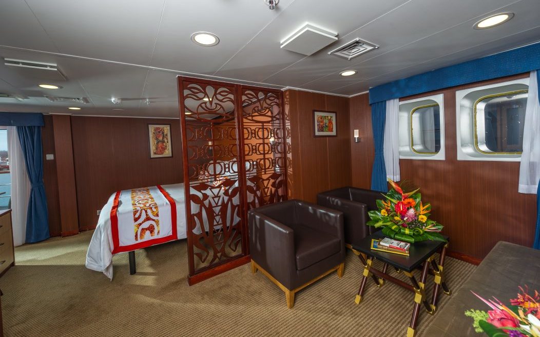 The Mixed Passenger and Cargo Ship Aranui 5 - Aranui